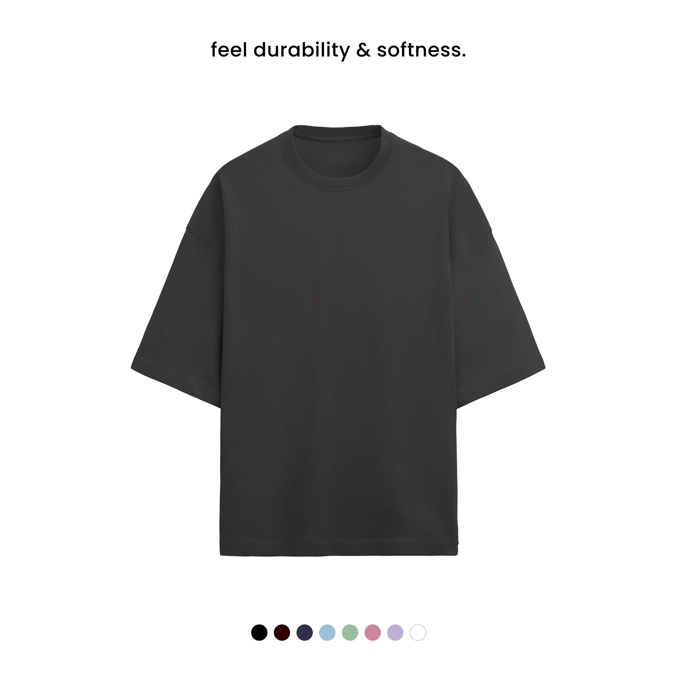 TERRY COTTON OVERSIZED TEE [8 Solid Colours] [280 GSM] – The Minimal Closet
