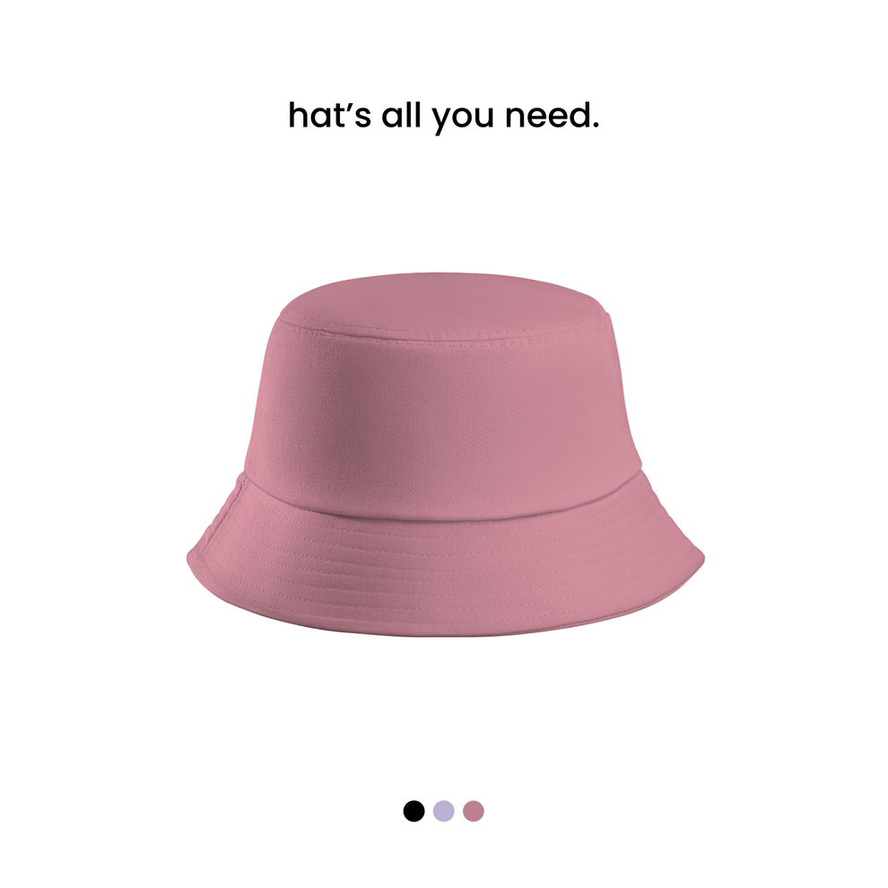 THAT BUCKET HAT [3 COLOURS] [100% COTTON, FOLDABLE] – The Minimal Closet